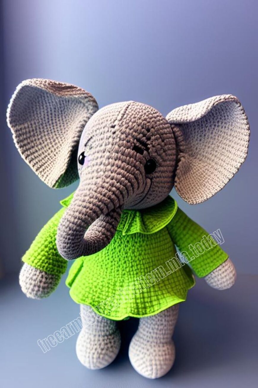 Amigurumi Elephant Keychain Free Pattern-1 – Free Amigurumi Patterns
