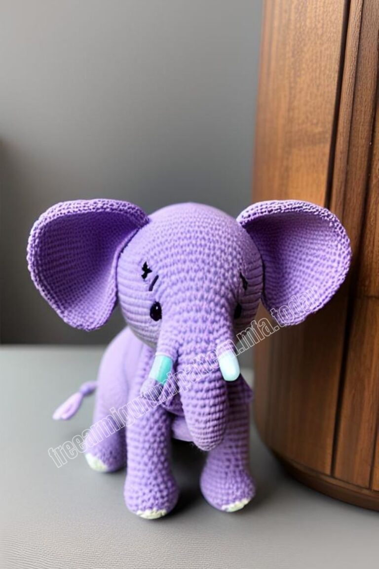Amigurumi Elephant Keychain Free Pattern-1 – Free Amigurumi Patterns