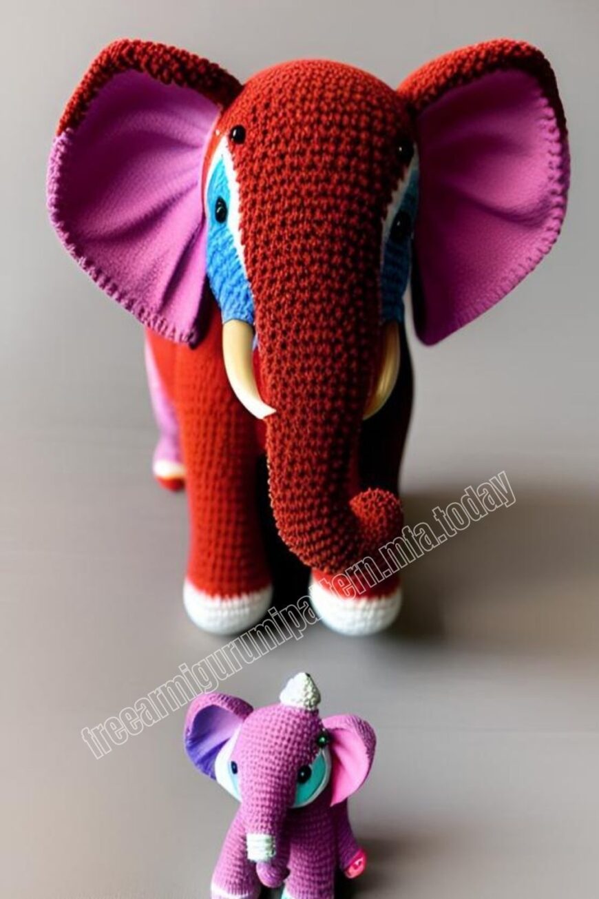 Amigurumi Elephant Keychain Free Pattern-1 – Free Amigurumi Patterns