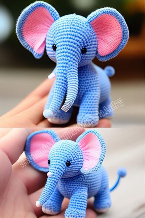Amigurumi Elephant Keychain Free Pattern-1 – Free Amigurumi Patterns