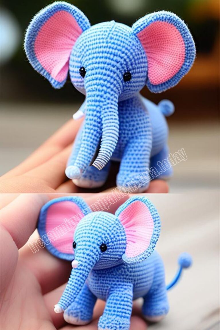 Amigurumi Elephant Keychain Free Pattern-1 – Free Amigurumi Patterns