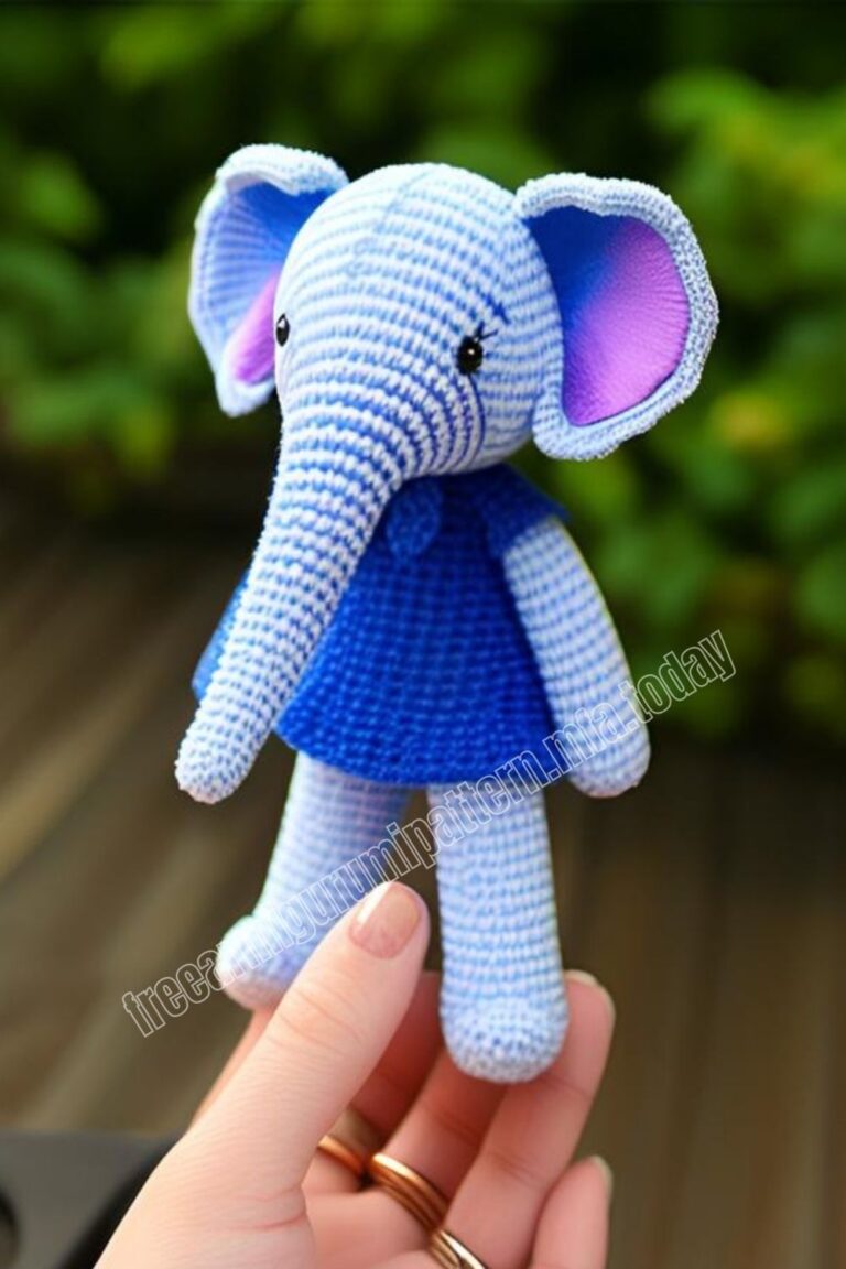 Amigurumi Elephant Keychain Free Pattern-1 – Free Amigurumi Patterns