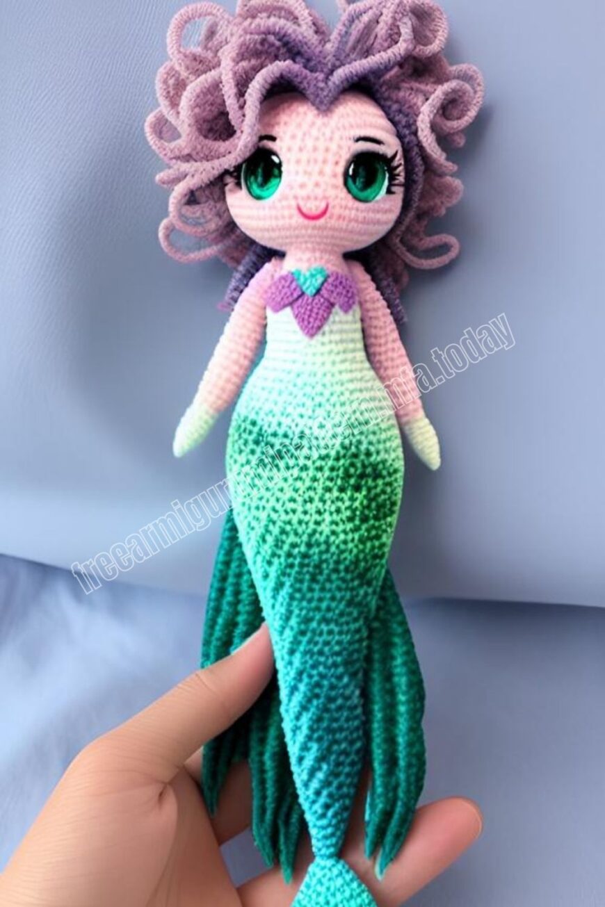 Amigurumi Mermaid Ari Free Pattern-2 – Free Amigurumi Patterns