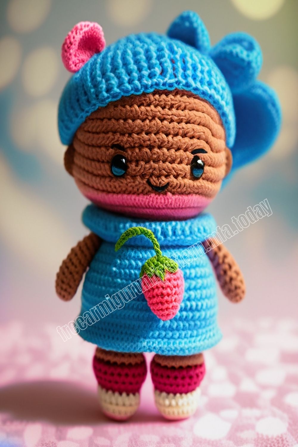 Amigurumi Strawberry Girl Free Pattern-1 – Free Amigurumi Patterns
