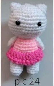 Amigurumi Small Hello Kitty Free Pattern-4 – Free Amigurumi Patterns