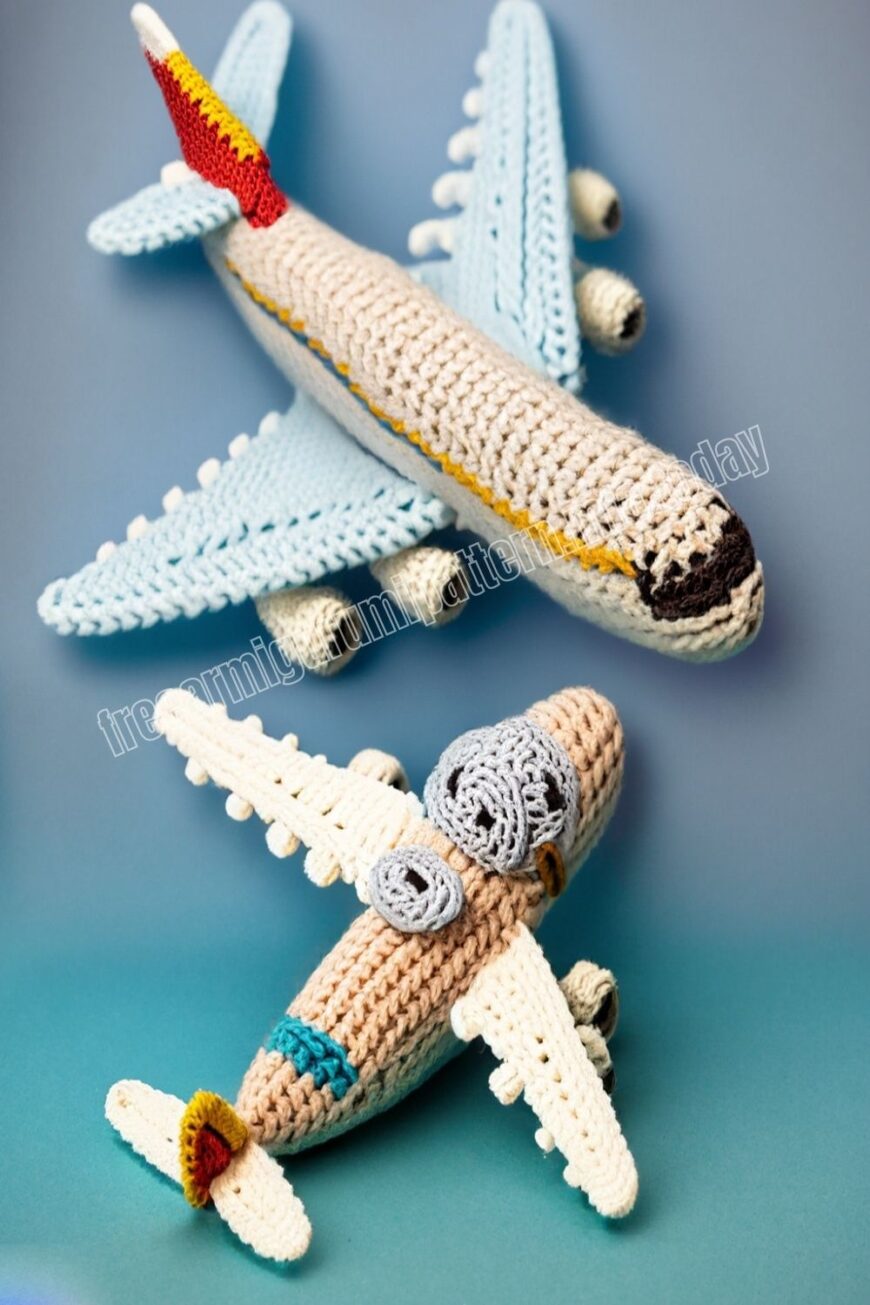 Amigurumi Airplane Free Pattern-2 – Free Amigurumi Patterns