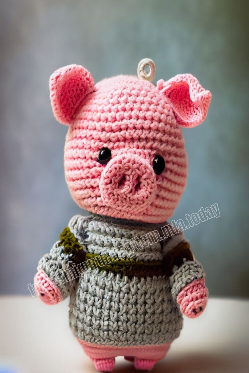 Amigurumi Little Pig Plug Free Pattern-4 – Free Amigurumi Patterns