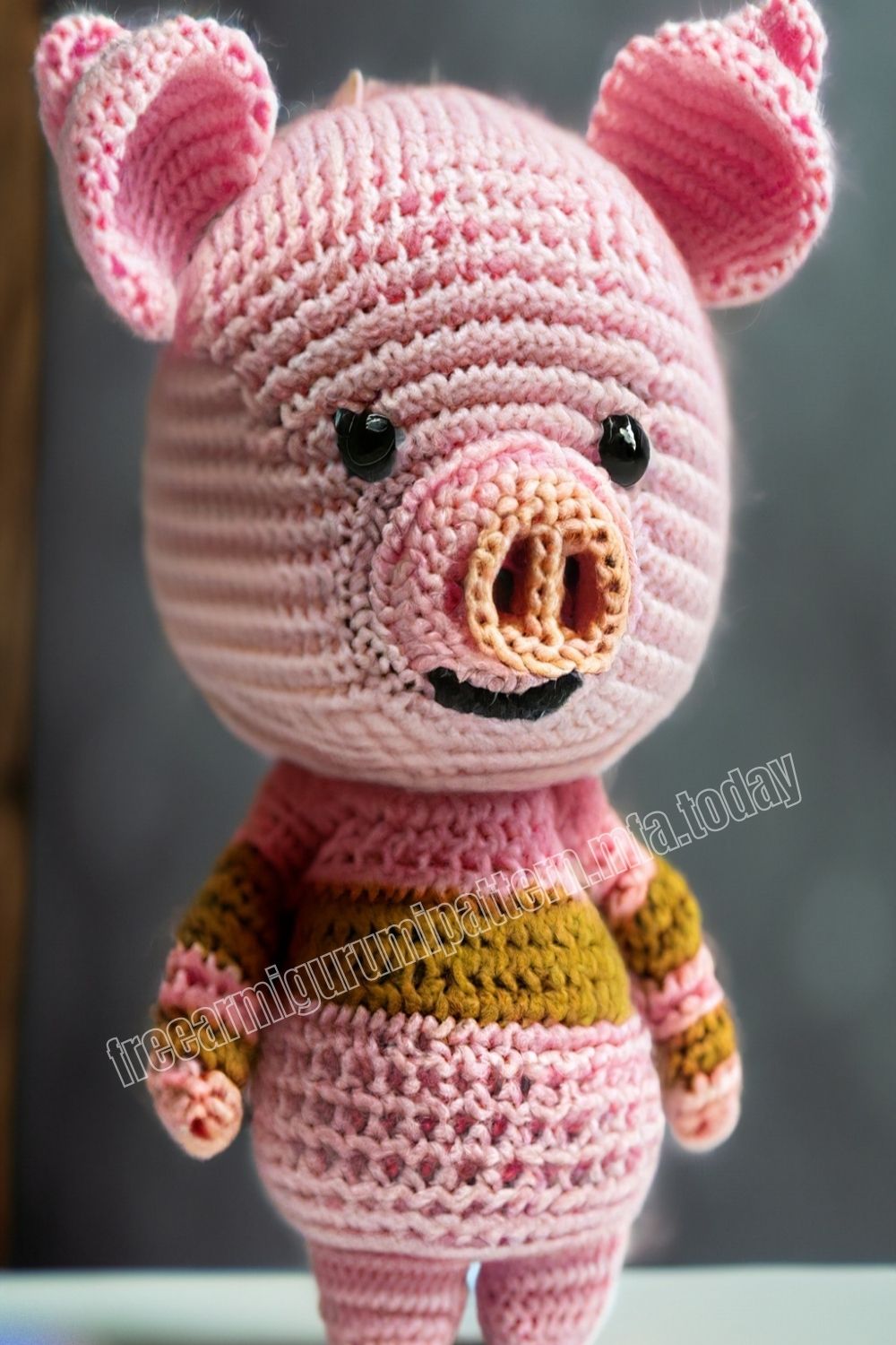 Amigurumi Little Pig Plug Free Pattern-4 – Free Amigurumi Patterns