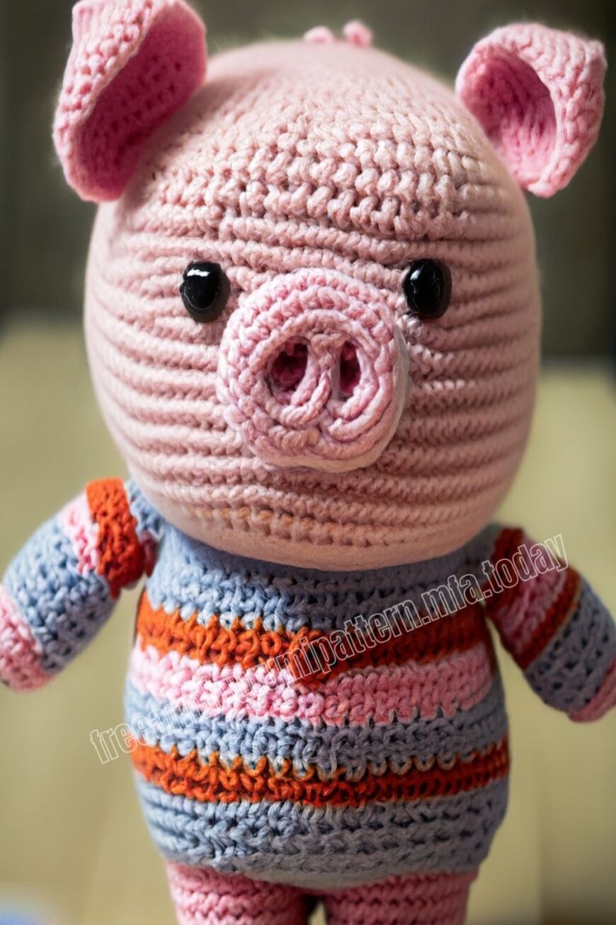 Amigurumi Little Pig Plug Free Pattern-4 – Free Amigurumi Patterns