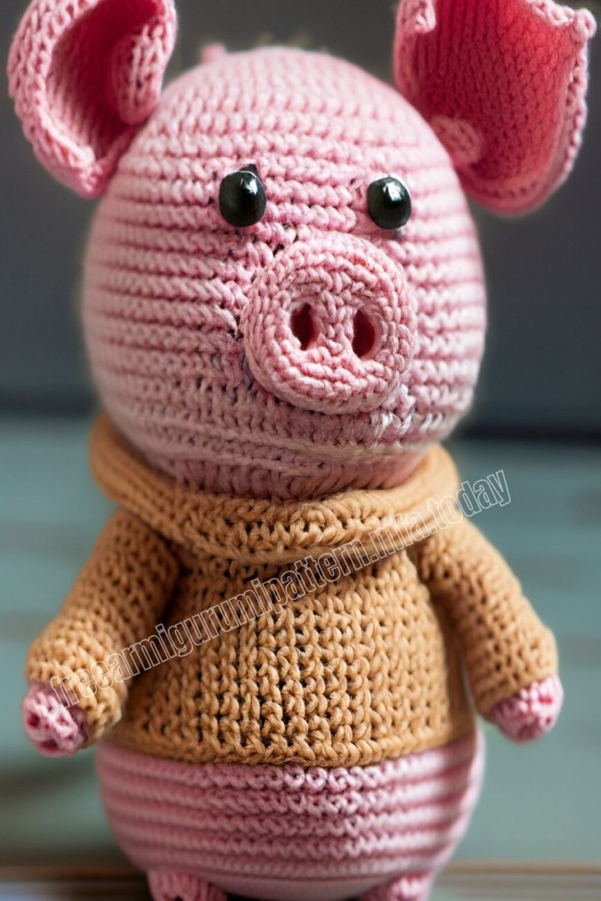 Amigurumi Little Pig Plug Free Pattern-4 – Free Amigurumi Patterns