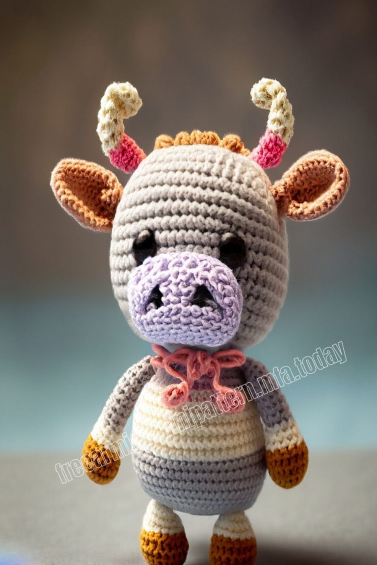 Amigurumi Plush Cow Free Pattern-3 – Free Amigurumi Patterns