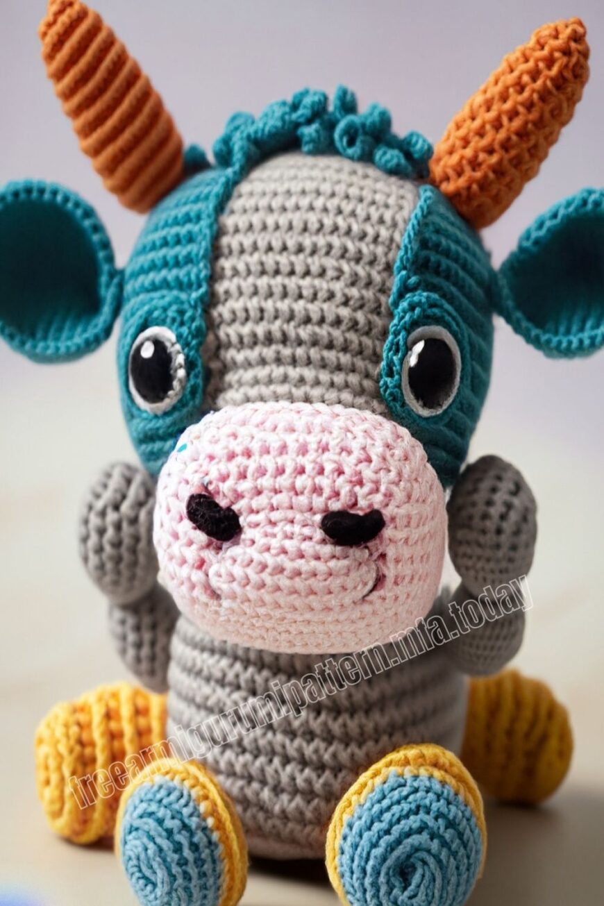 Amigurumi Plush Cow Free Pattern-3 – Free Amigurumi Patterns