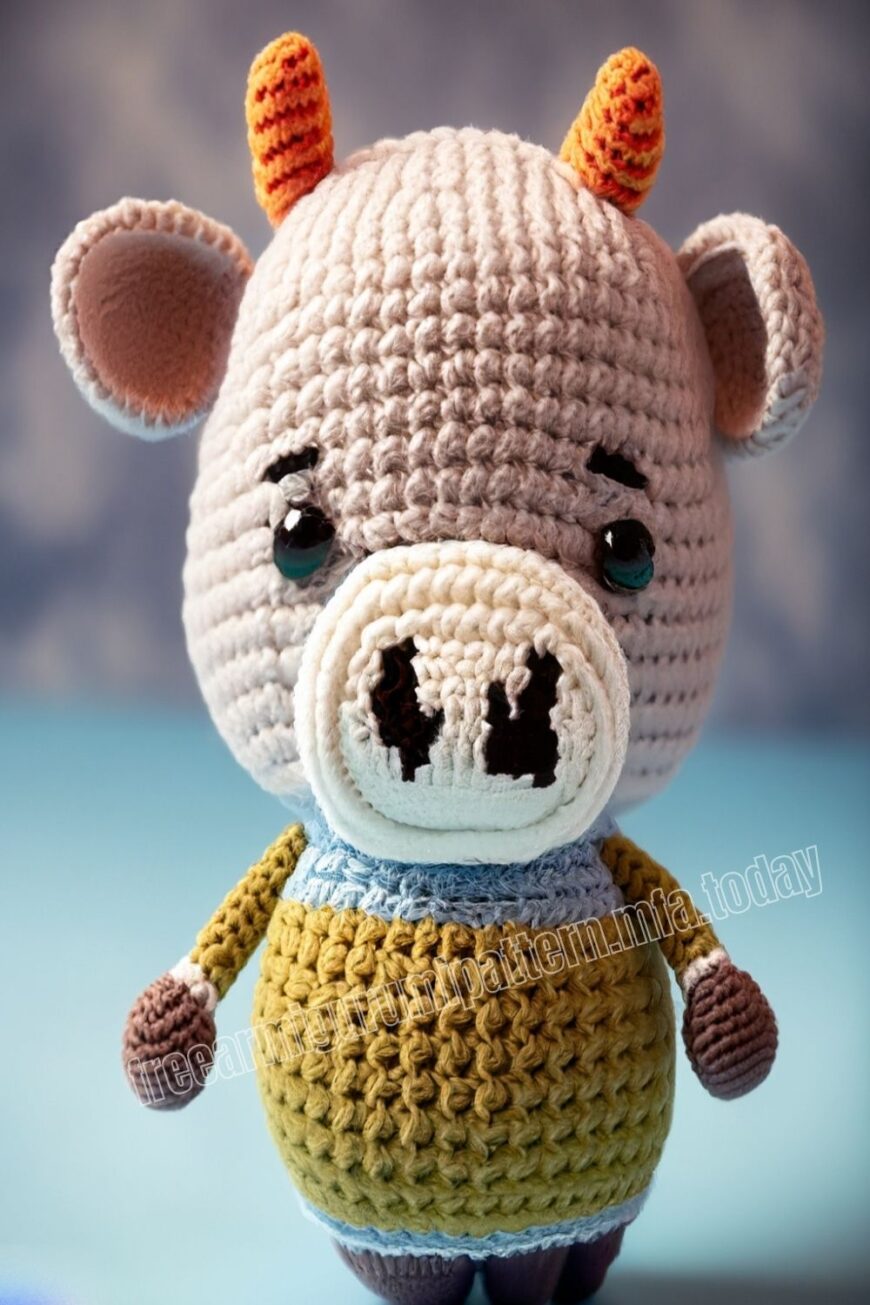 Amigurumi Plush Cow Free Pattern-3 – Free Amigurumi Patterns