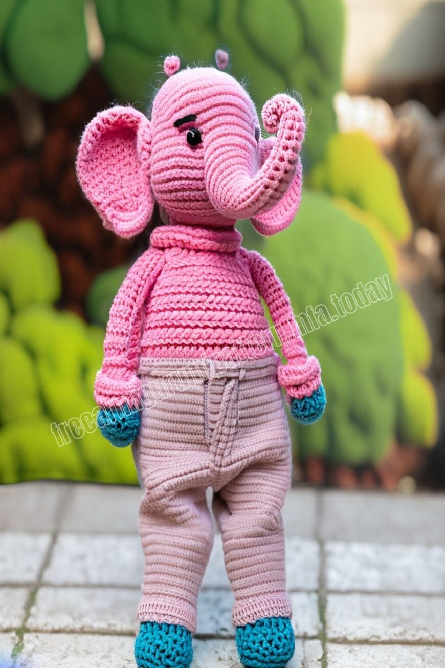 Amigurumi Plush Elephant Eleanor Free Pattern-4 – Free Amigurumi Patterns