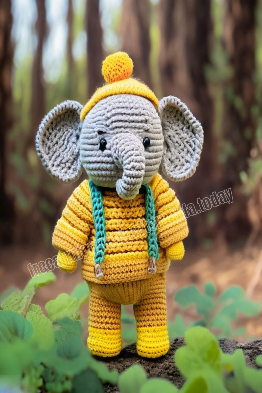 Amigurumi Plush Elephant Eleanor Free Pattern-4 – Free Amigurumi Patterns