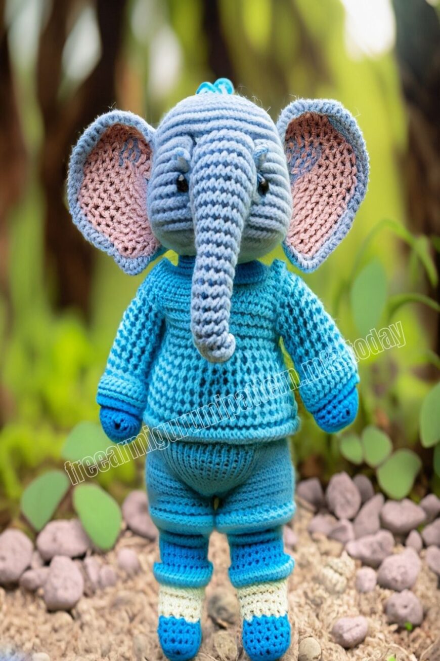 Amigurumi Plush Elephant Eleanor Free Pattern-4 – Free Amigurumi Patterns