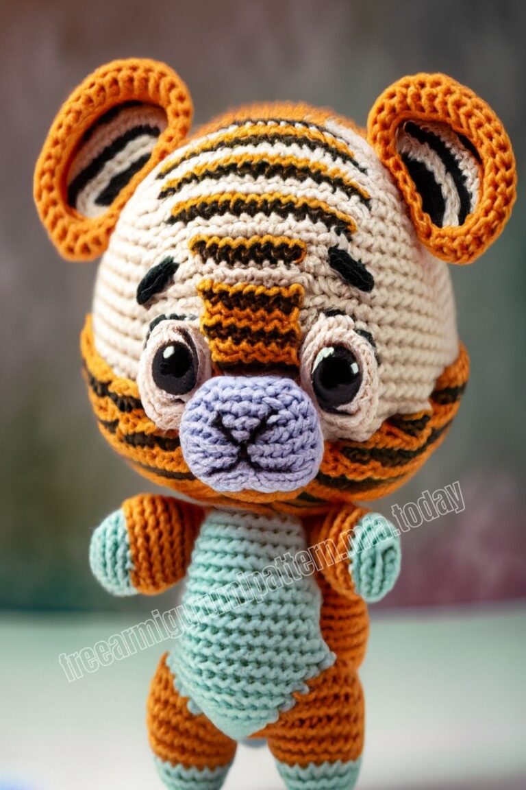 Amigurumi Plush Tiger Harvey Free Pattern-3 – Free Amigurumi Patterns