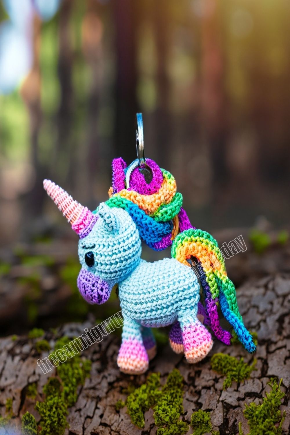 Amigurumi Unicorn Keychain Free Pattern-5 – Free Amigurumi Patterns