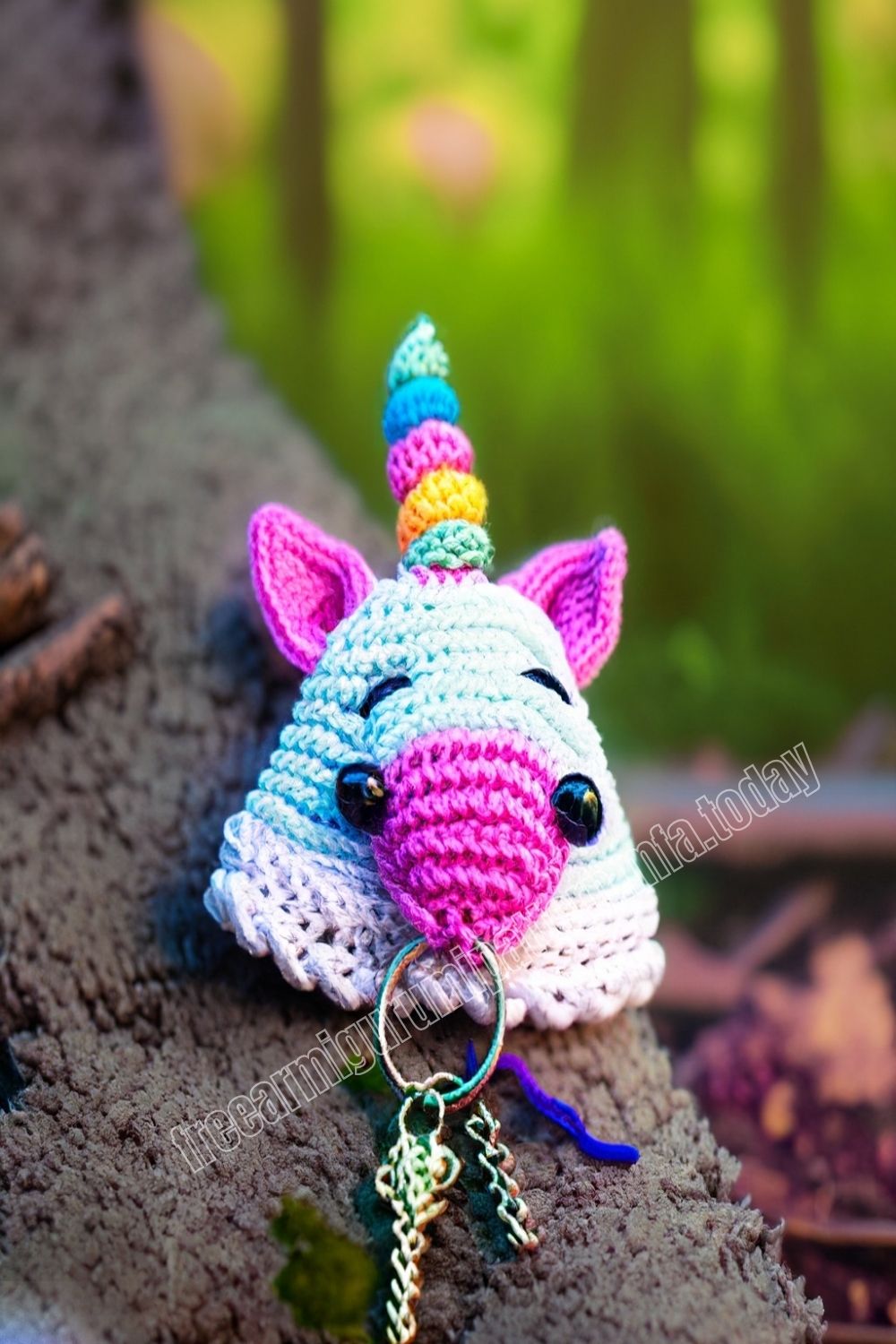 Amigurumi Unicorn Keychain Free Pattern-5 – Free Amigurumi Patterns