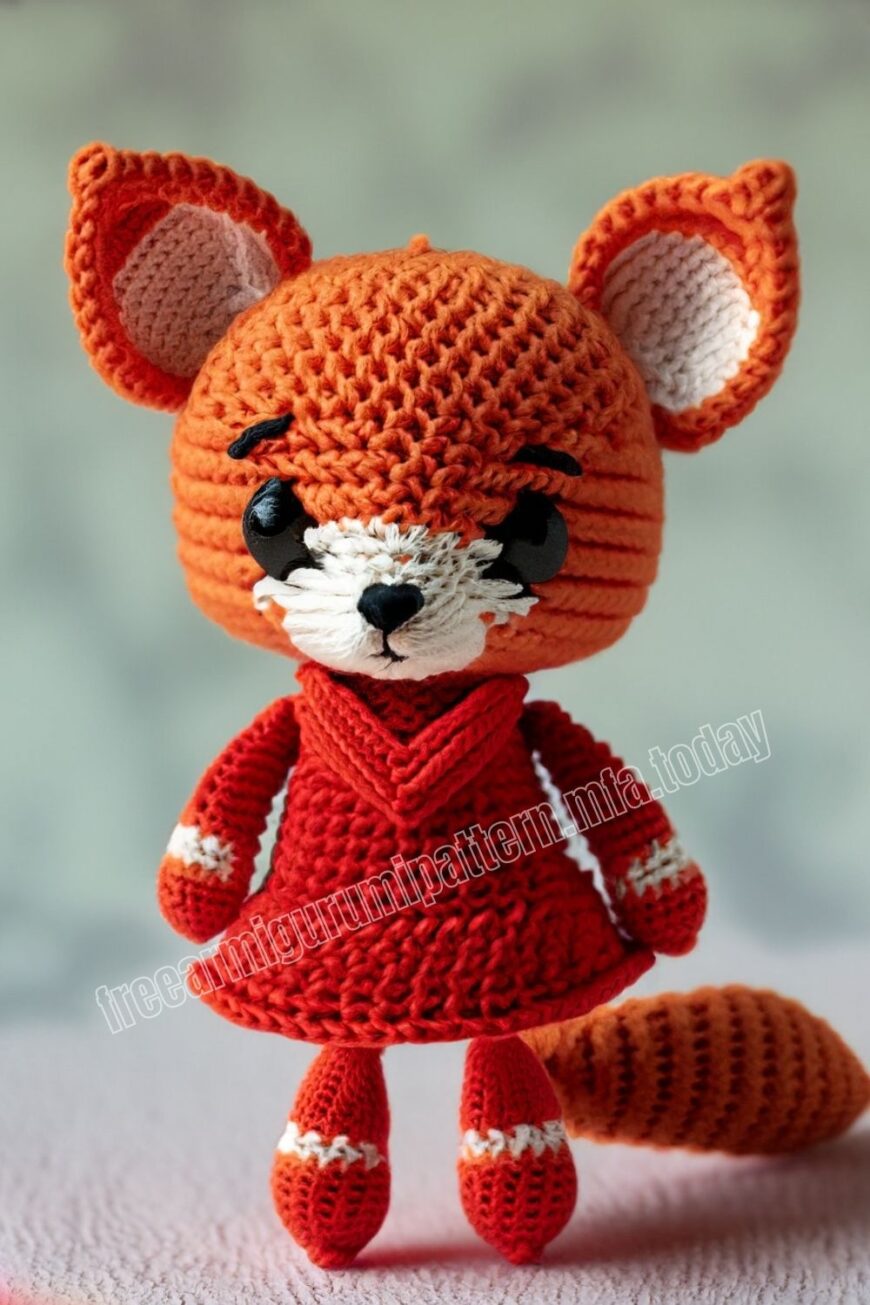 Amigurumi Baby Fox Free Pattern-4 – Free Amigurumi Patterns