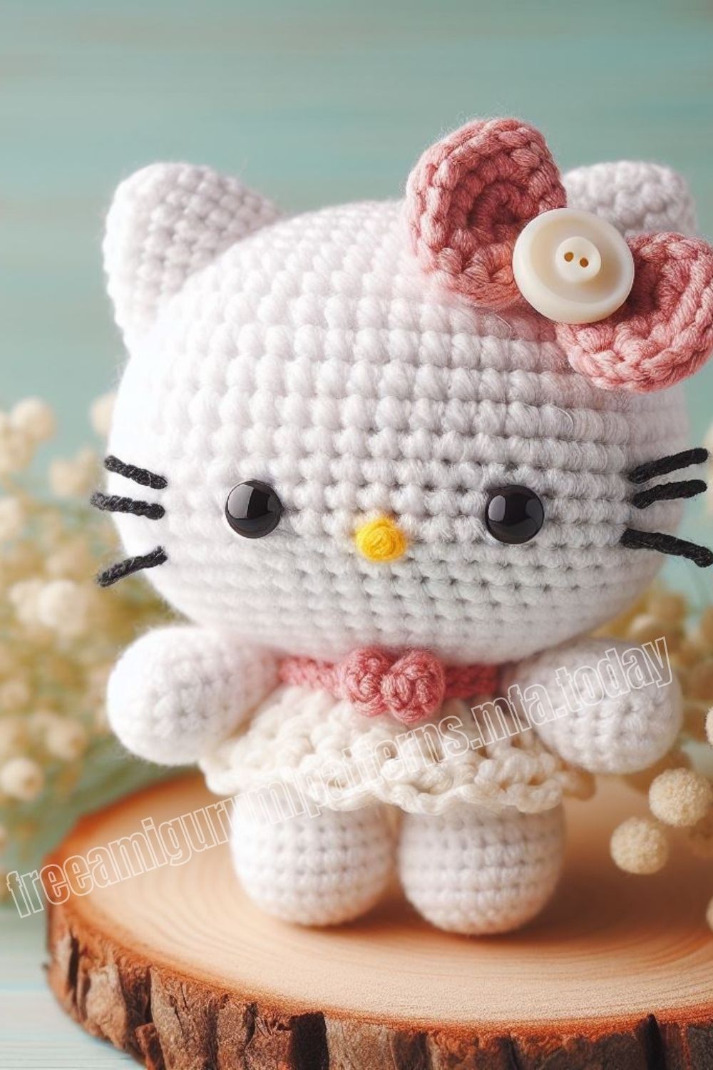 Amigurumi Hello Kitty Keychain Free Pattern-3 – Free Amigurumi Patterns