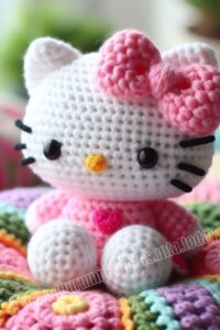 Amigurumi Hello Kitty Keychain Free Pattern-3 – Free Amigurumi Patterns
