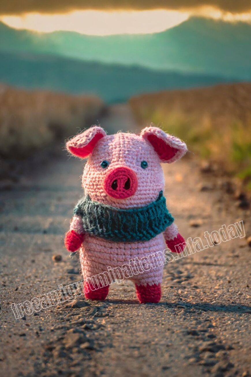 Amigurumi Little Pig Lizzo Free Pattern-5 – Free Amigurumi Patterns
