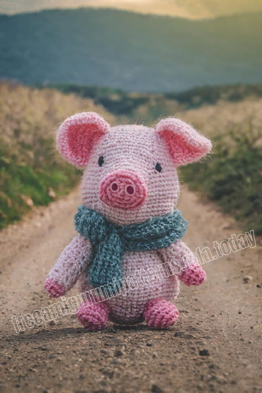 Amigurumi Little Pig Lizzo Free Pattern-5 – Free Amigurumi Patterns