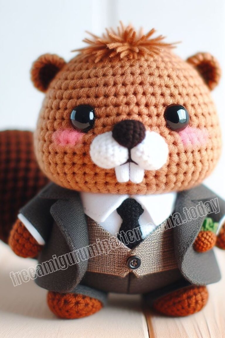 Amigurumi Plush Beaver Free Pattern-2 – Free Amigurumi Patterns