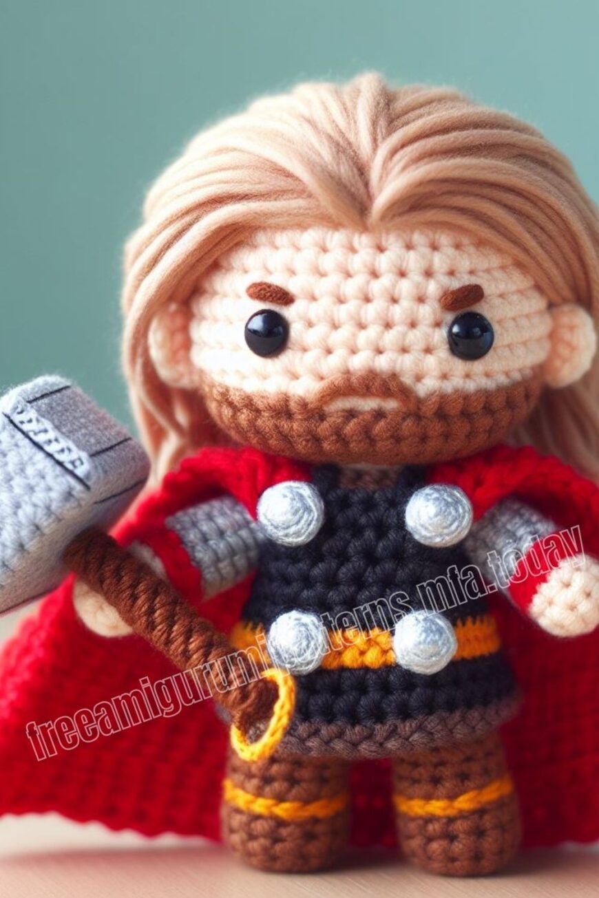 Amigurumi Small Cute Thor Free Pattern-1 – Free Amigurumi Patterns