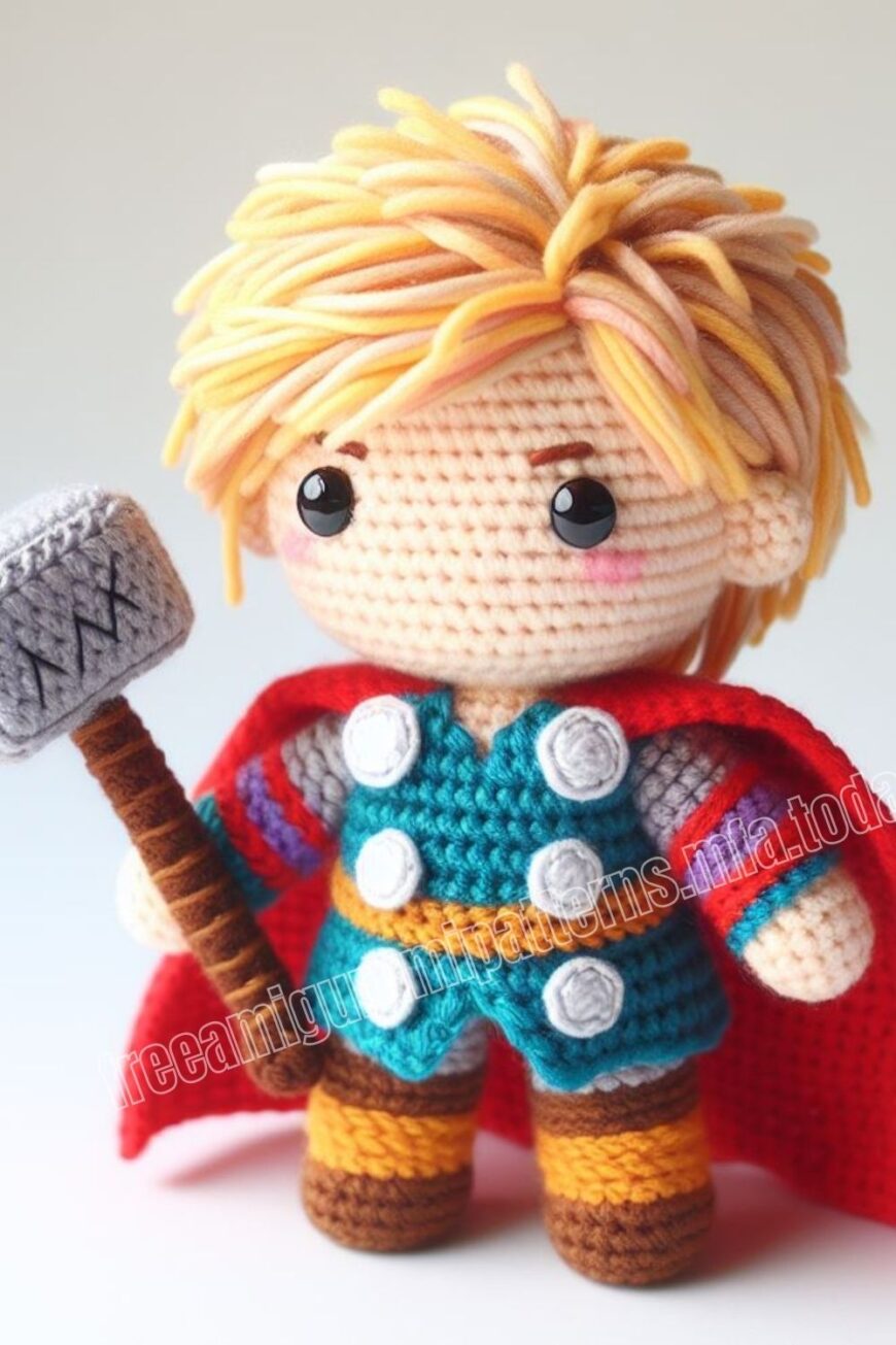 Amigurumi Small Cute Thor Free Pattern-1 – Free Amigurumi Patterns