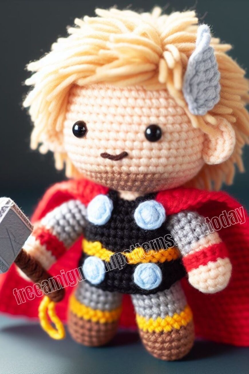 Amigurumi Small Cute Thor Free Pattern-1 – Free Amigurumi Patterns