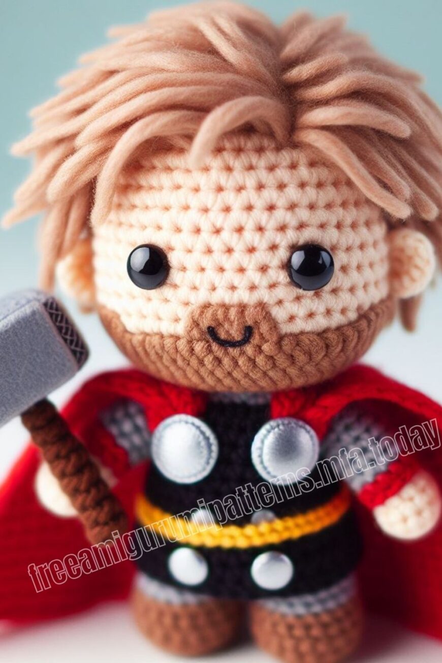 Amigurumi Small Cute Thor Free Pattern-1 – Free Amigurumi Patterns