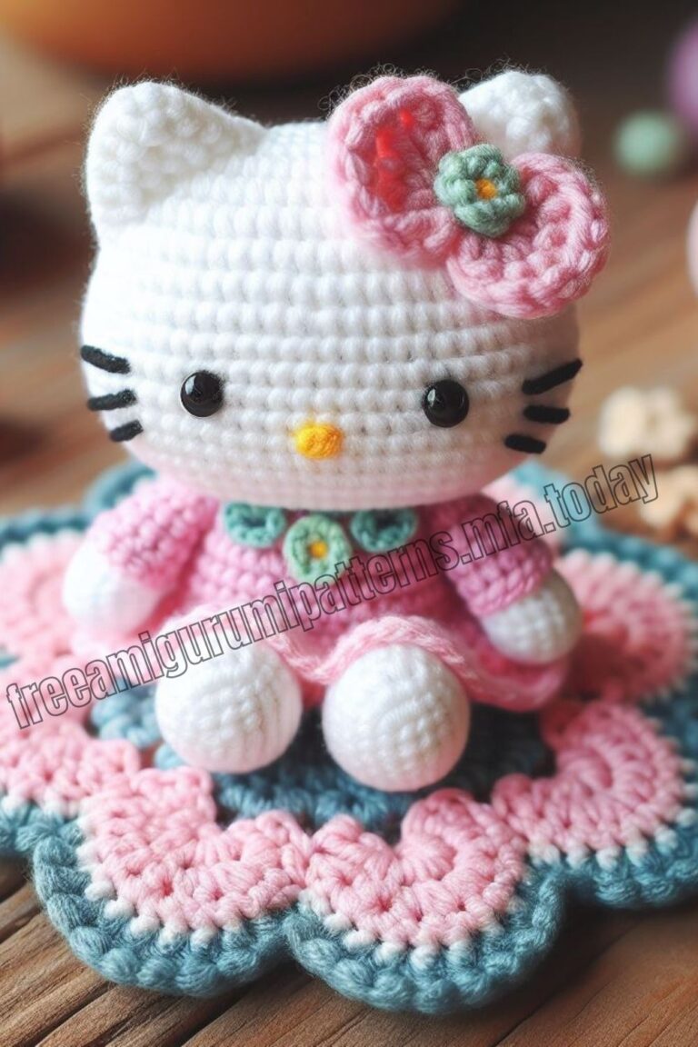 Amigurumi Small Hello Kitty Free Pattern-4 – Free Amigurumi Patterns