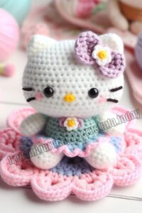 Amigurumi Small Hello Kitty Free Pattern-4 – Free Amigurumi Patterns