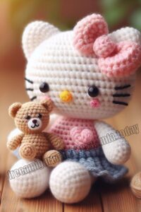 Amigurumi Small Hello Kitty Free Pattern-4 – Free Amigurumi Patterns