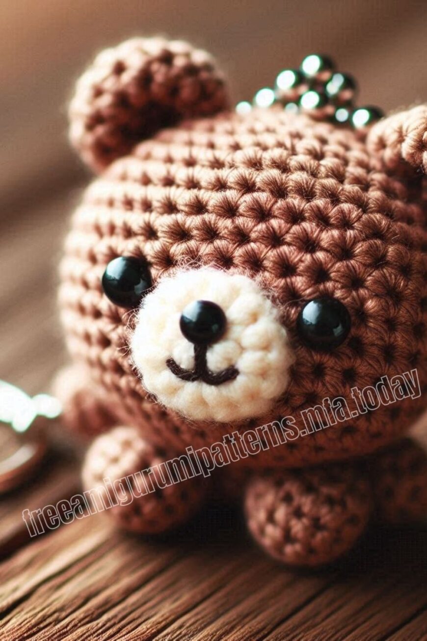 Amigurumi Bear Keychain Free Pattern-4 – Free Amigurumi Patterns