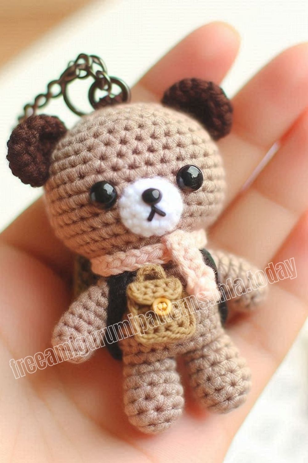 Amigurumi Bear Keychain Free Pattern-4 – Free Amigurumi Patterns