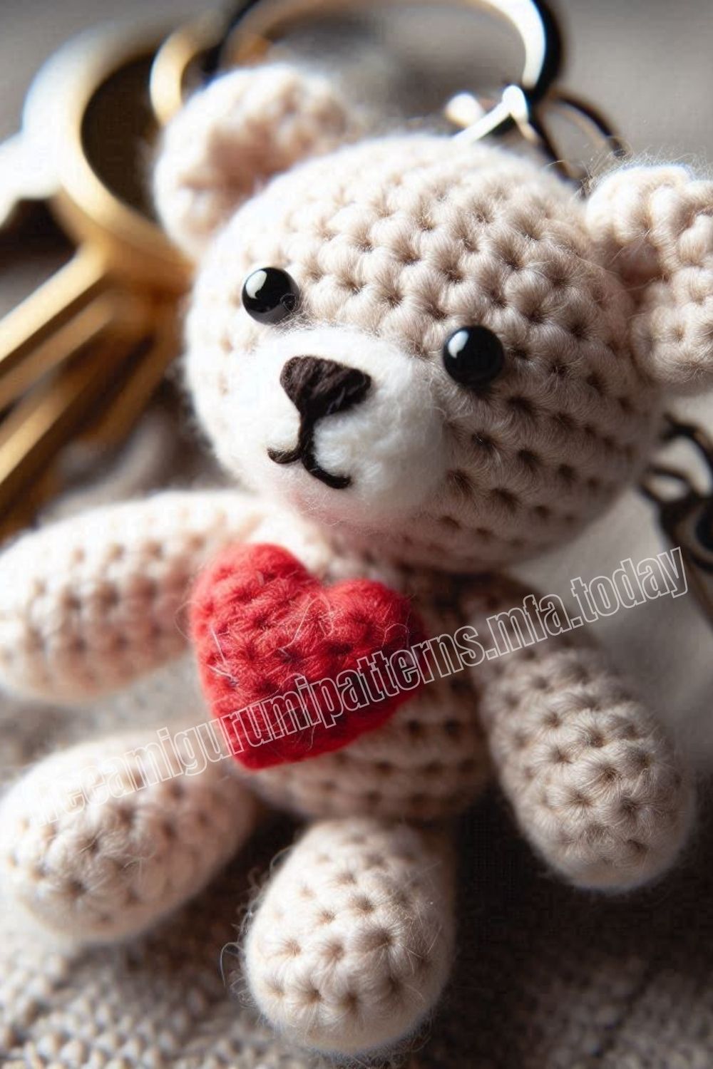Amigurumi Bear Keychain Free Pattern-4 – Free Amigurumi Patterns