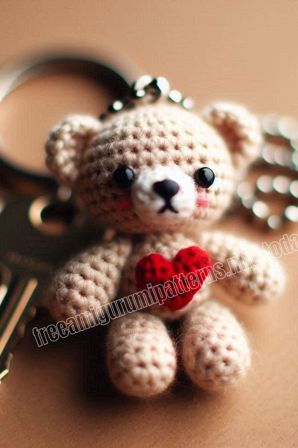 Amigurumi Bear Keychain Free Pattern-4 – Free Amigurumi Patterns
