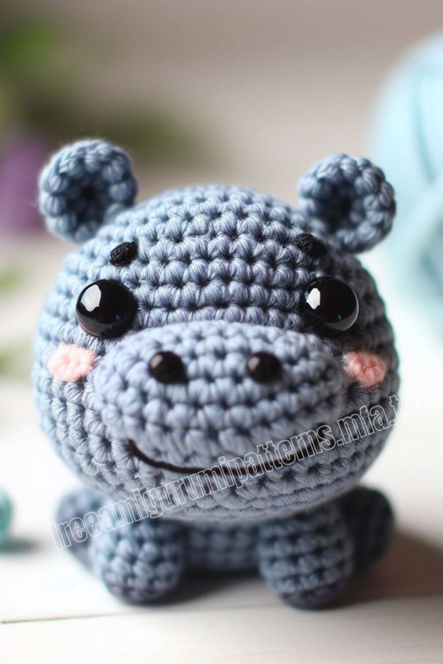 Amigurumi Crochet Hippo Free Pattern-1 – Free Amigurumi Patterns