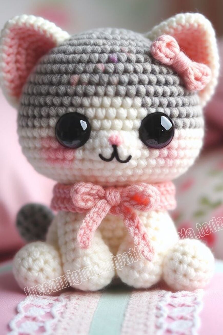 Amigurumi Little Sweet Cat Free Pattern-4 – Free Amigurumi Patterns