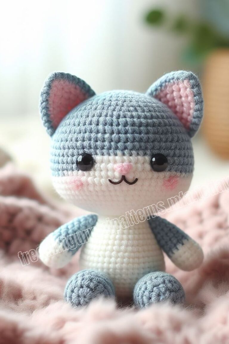 Amigurumi Little Sweet Cat Free Pattern-4 – Free Amigurumi Patterns