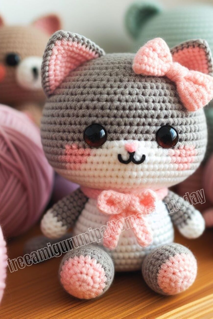 Amigurumi Little Sweet Cat Free Pattern-4 – Free Amigurumi Patterns