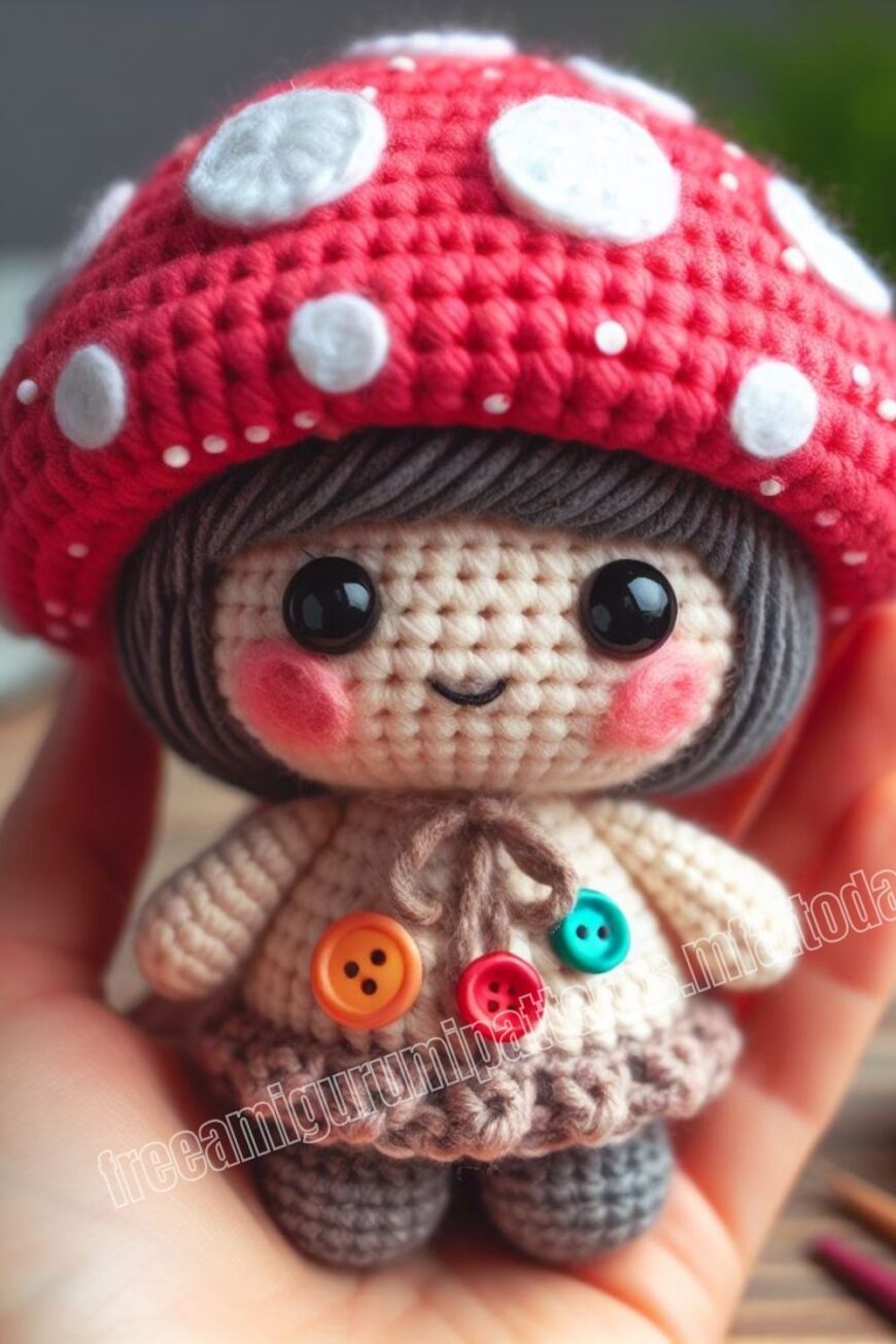 Amigurumi Mushroom Doll Free Pattern-2 – Free Amigurumi Patterns