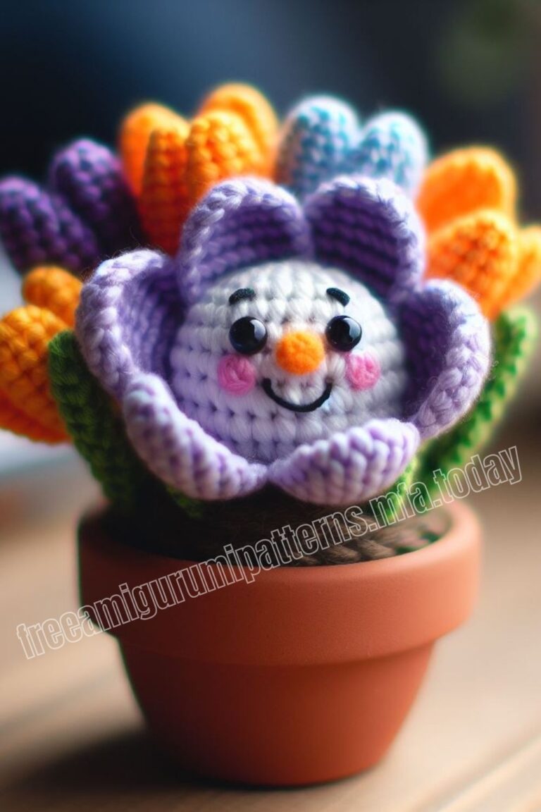 Amigurumi Flower Crocus Free Pattern-1 – Free Amigurumi Patterns