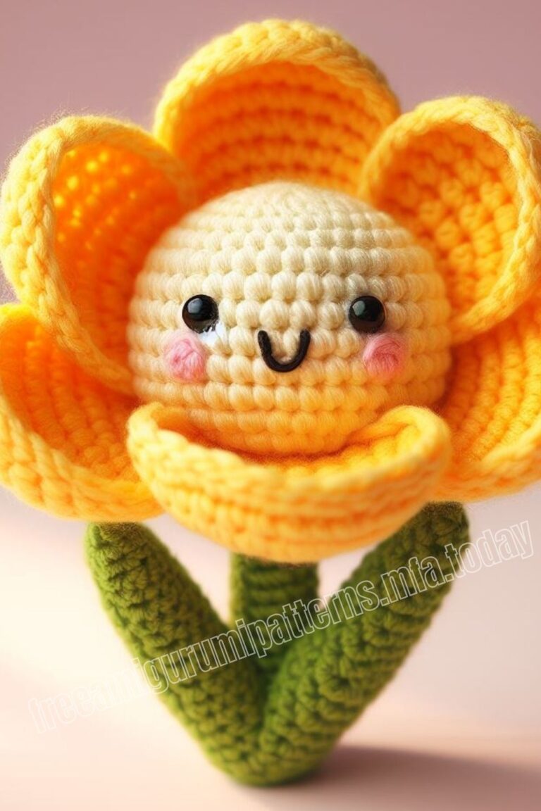 Amigurumi Flower Crocus Free Pattern-1 – Free Amigurumi Patterns