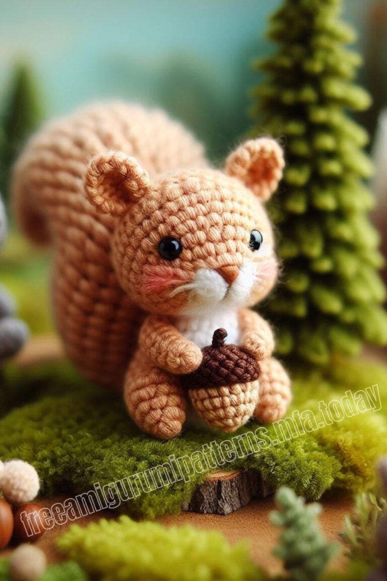 Amigurumi Plush Squirrel Free Pattern-2 – Free Amigurumi Patterns