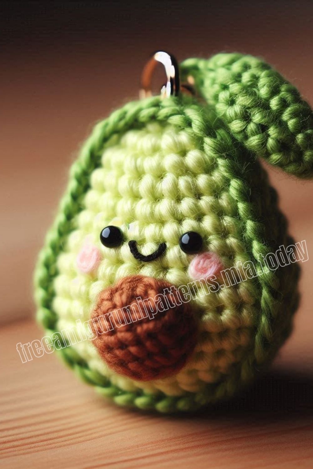 Amigurumi Avocado Keychain Free Pattern-1 – Free Amigurumi Patterns