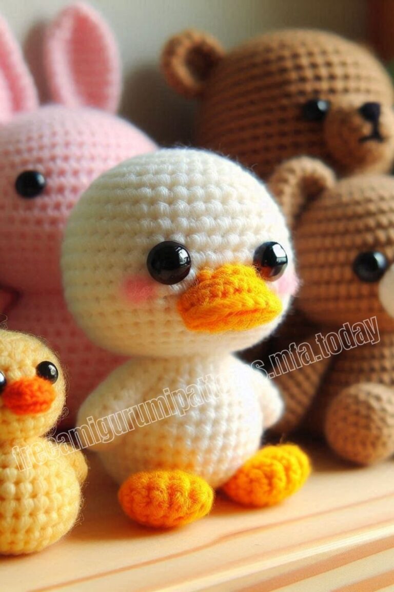 Amigurumi Plush Duck Free Pattern-4 – Free Amigurumi Patterns
